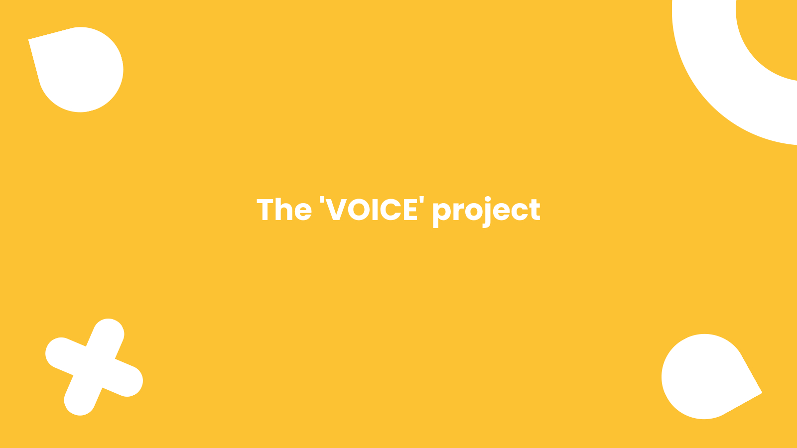 The 'VOICE' project | Think&Act for Value